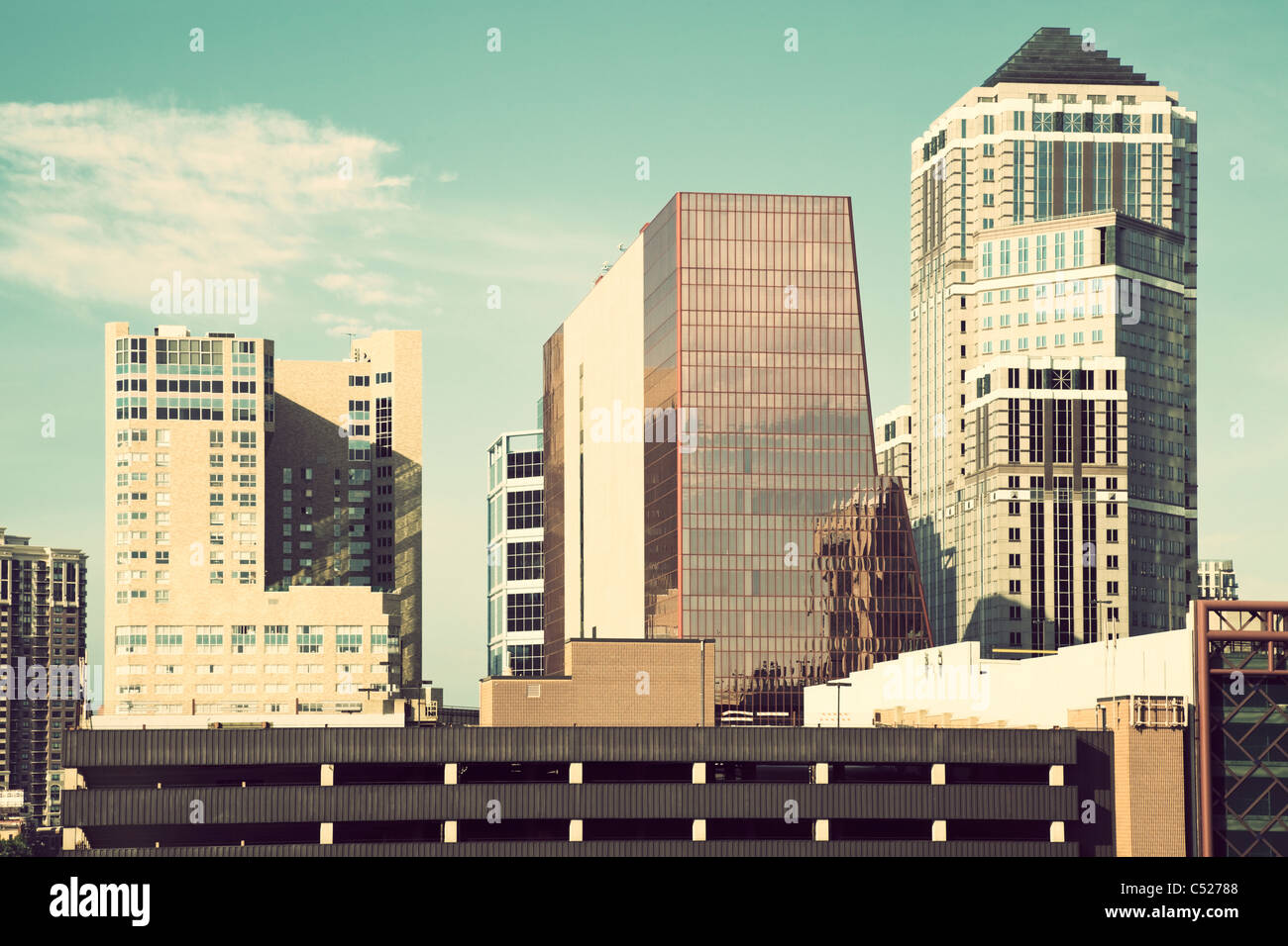 Architecture of the center of Minneapolis Stock Photo - Alamy