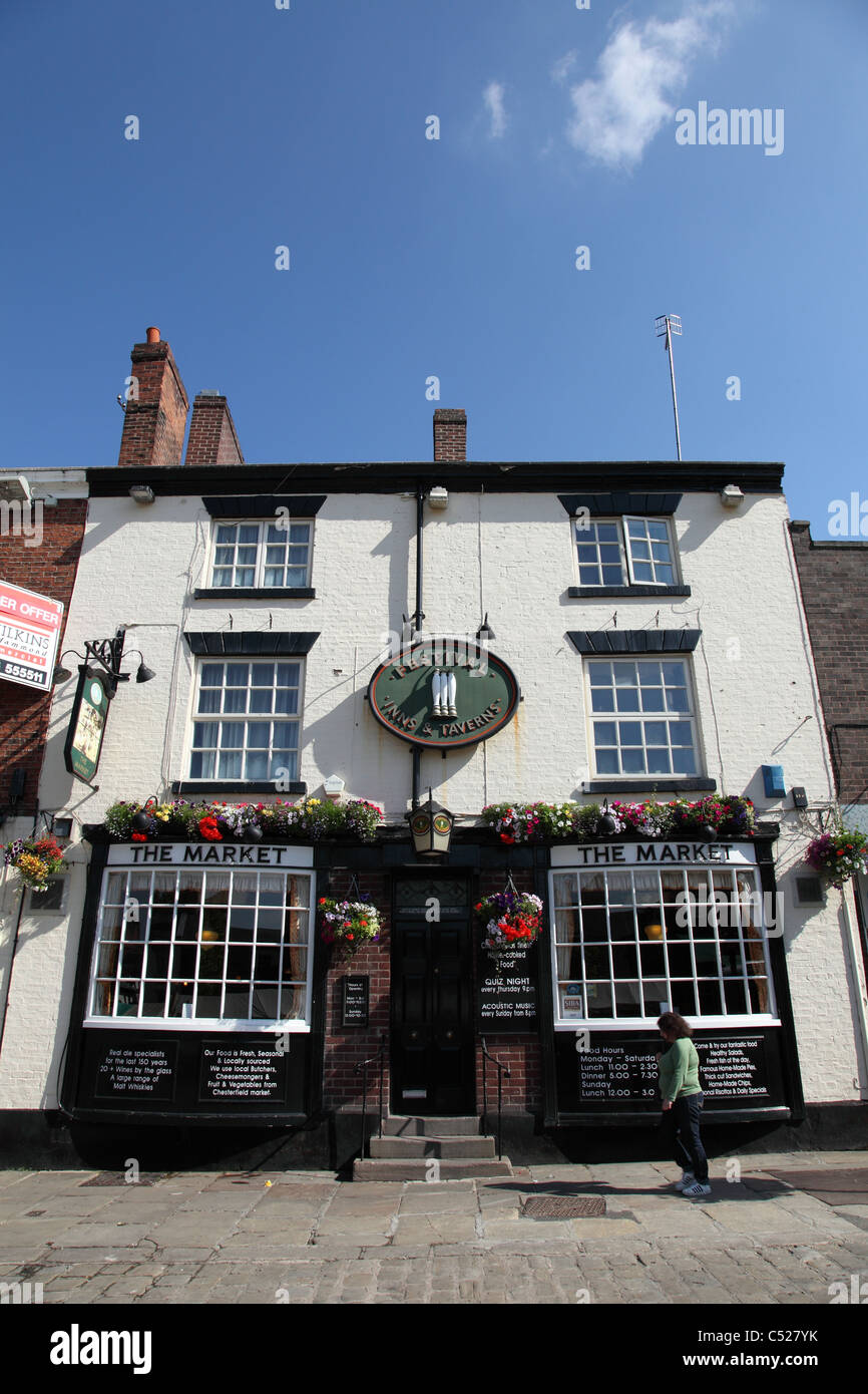 The Market public house in Chesterfield, England, U.K Stock Photo - Alamy