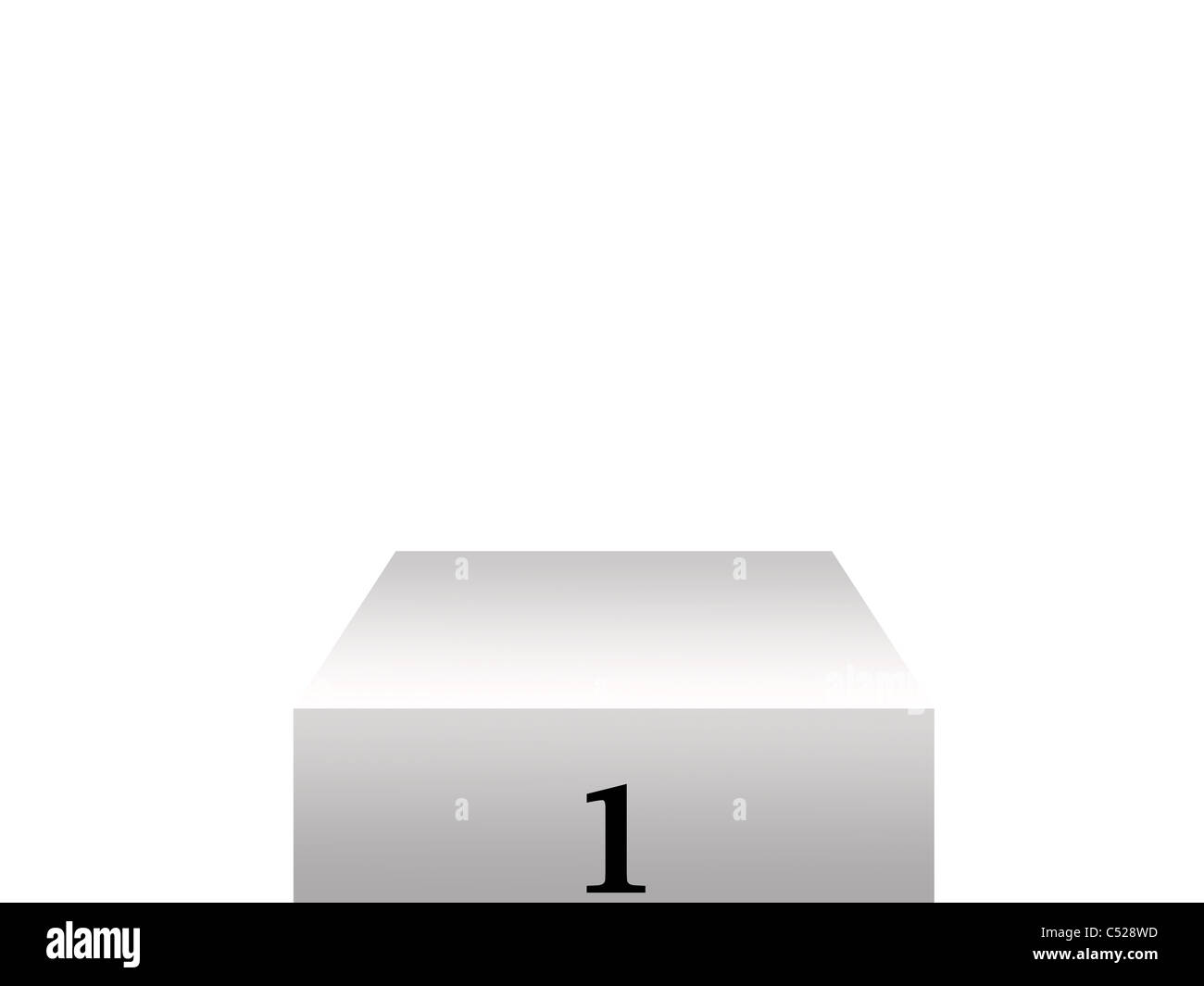 An illustration of a winners podium box Stock Photo - Alamy