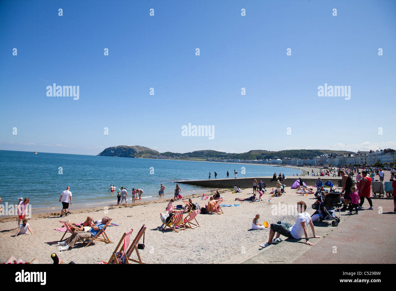 Llandudno Beach, North Wales Stock Photo - Alamy