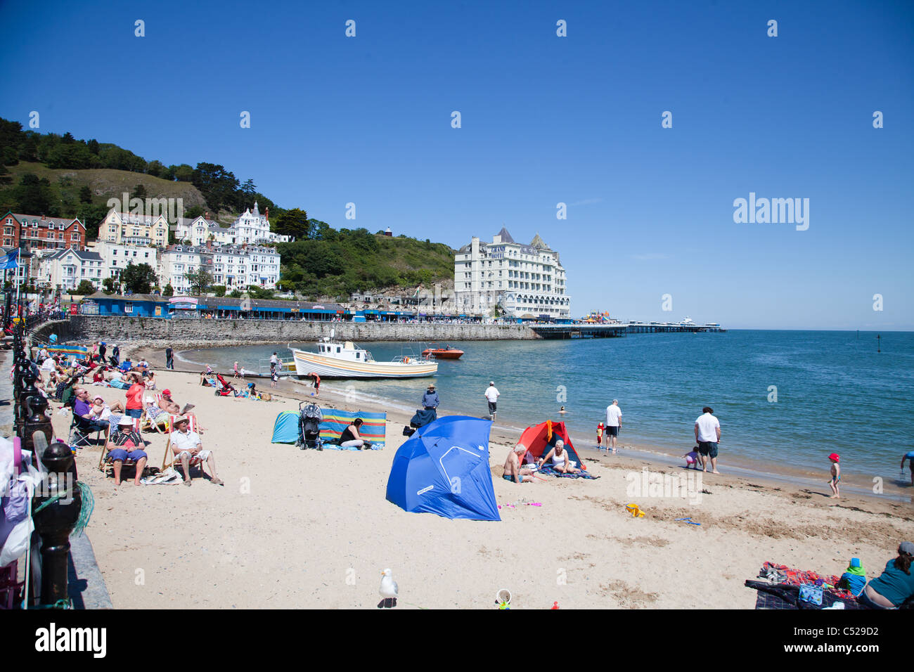 Llandudno Beach, North Wales Stock Photo - Alamy