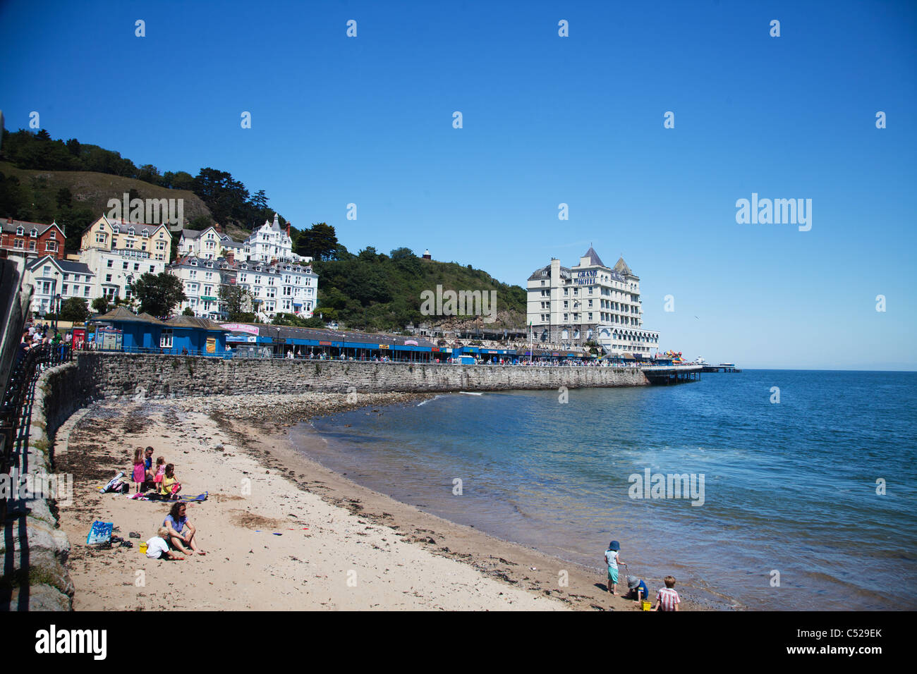 llandudno beach, north wales Stock Photo - Alamy