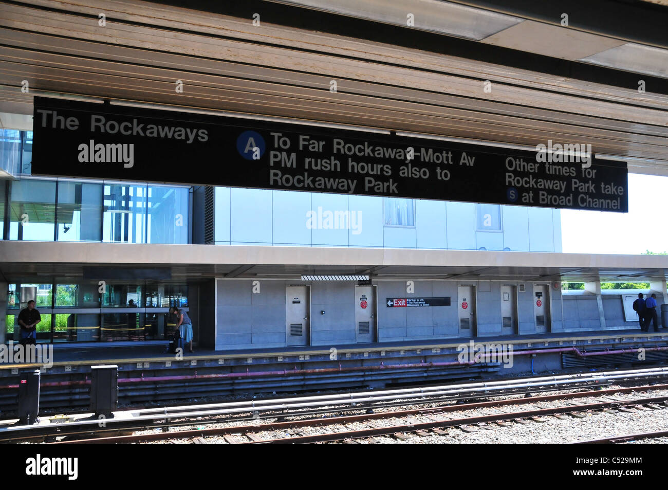 New York Subway , Rockaway Stock Photo - Alamy