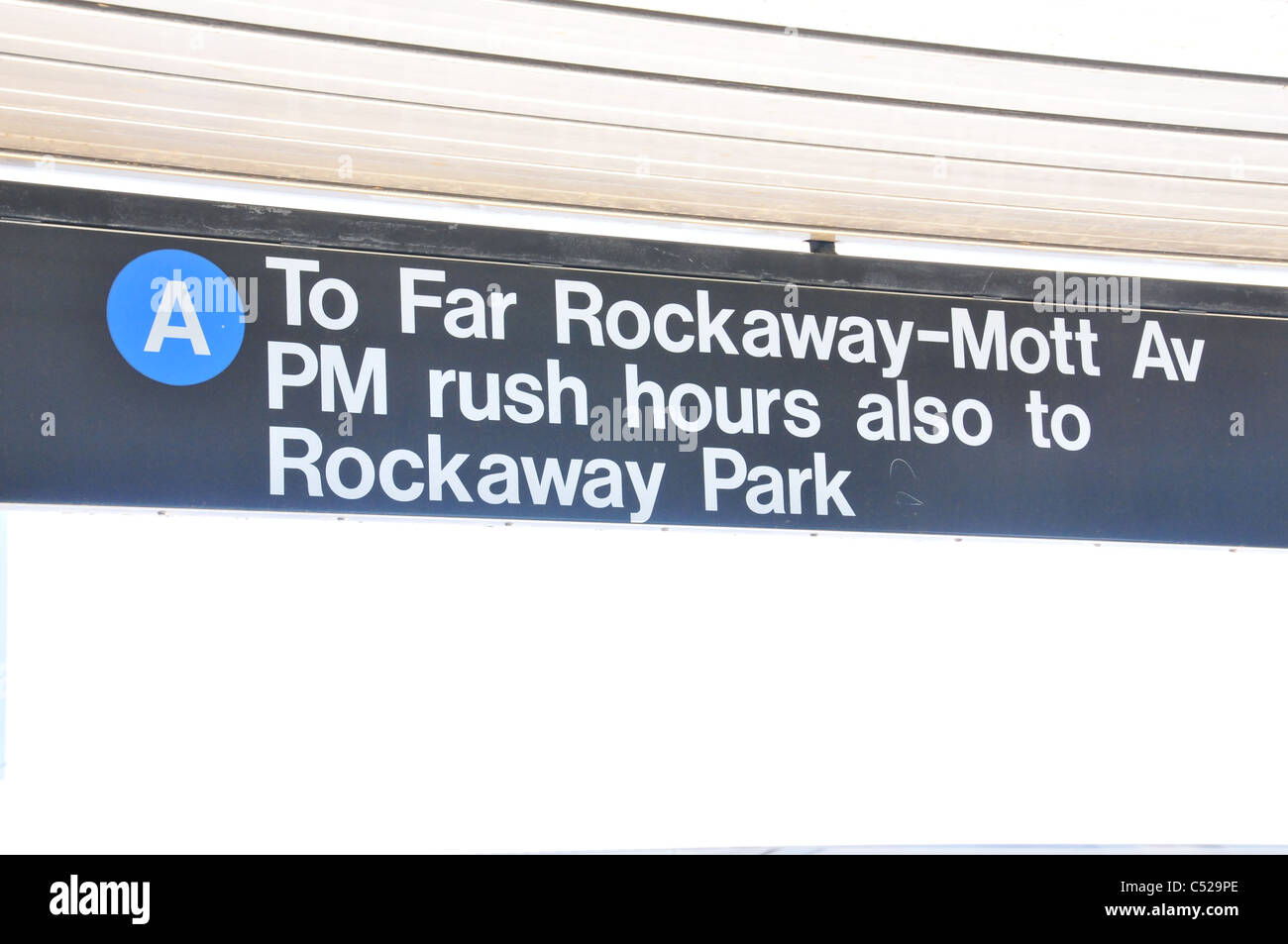 New York Subway , Rockaway Stock Photo - Alamy