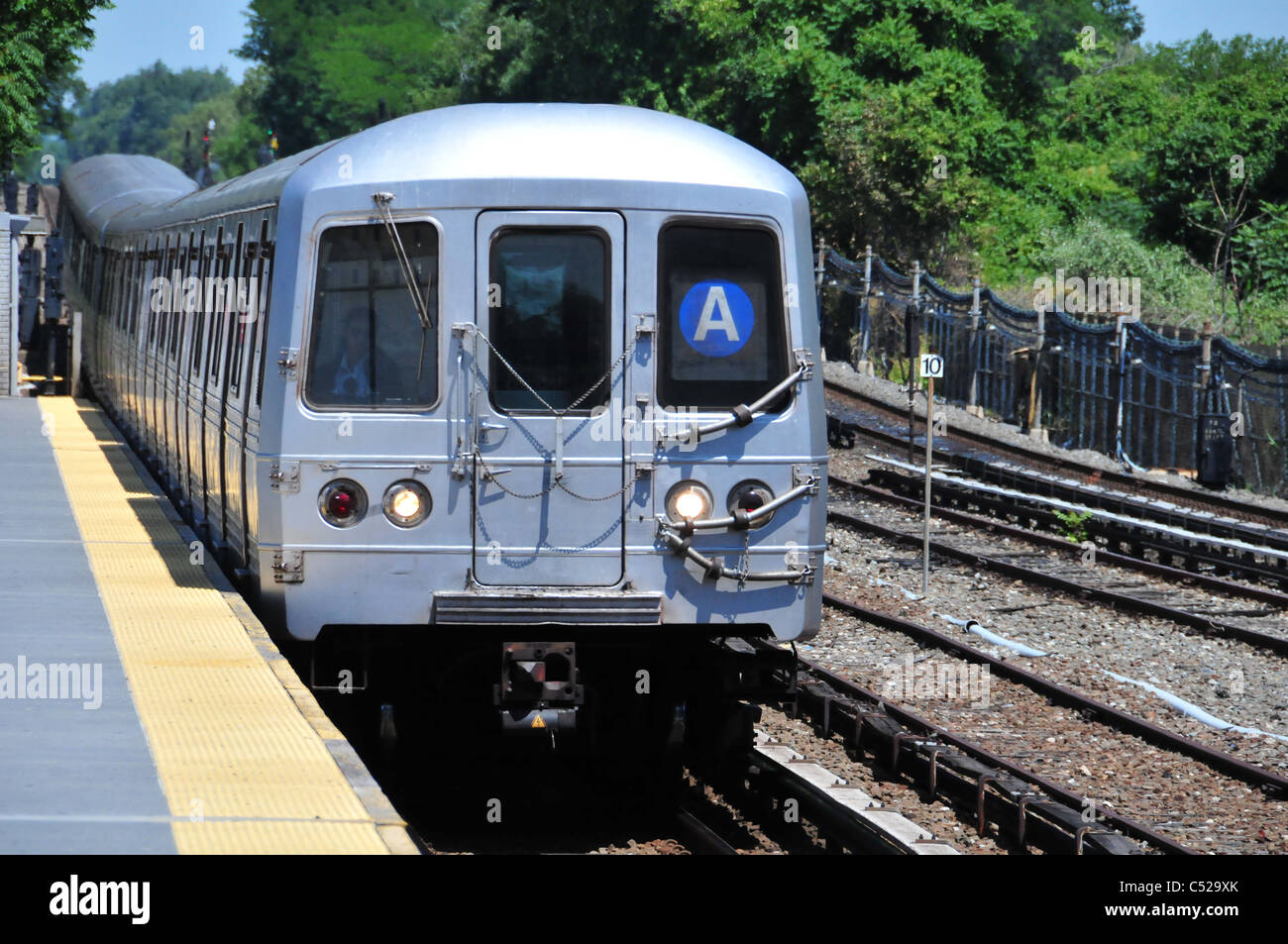 New York Subway , Rockaway Stock Photo - Alamy