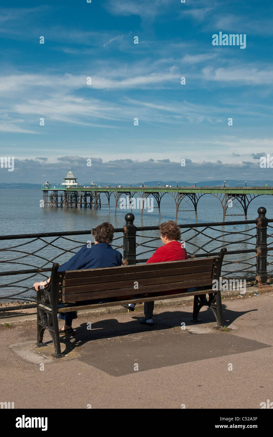 Clevedon Victorian Pier, Somerset, UK Stock Photo - Alamy