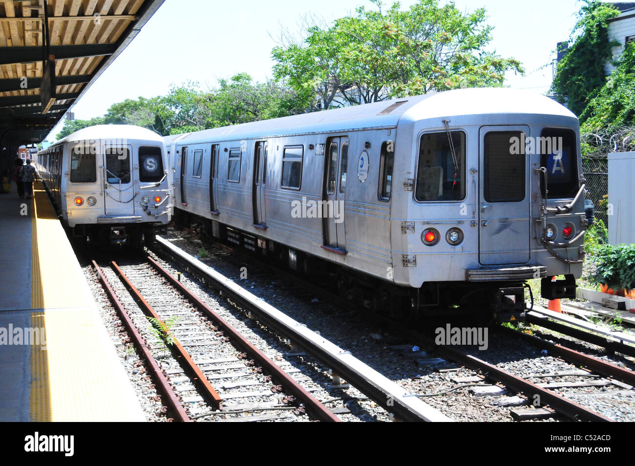 New York Subway , Rockaway Stock Photo - Alamy