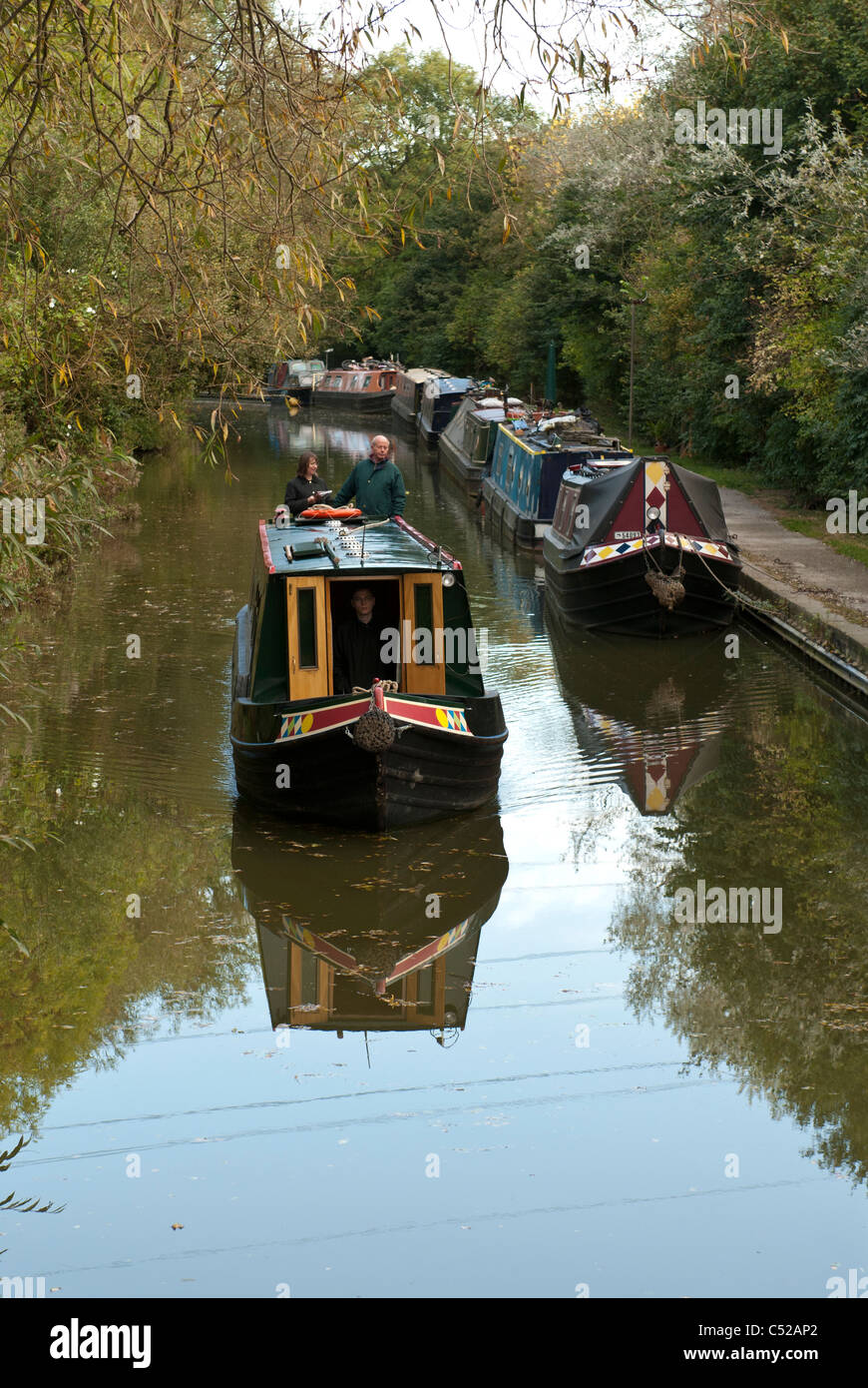 Boats on the oxford canal hi-res stock photography and images - Alamy