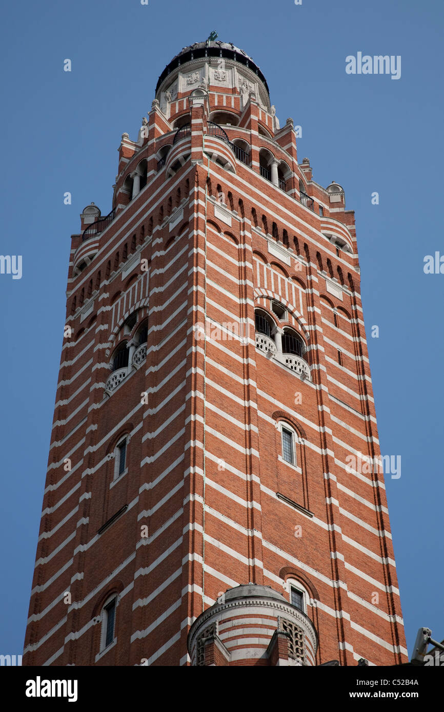 Westminster Roman Catholic Cathedral Church Tower in London, England ...