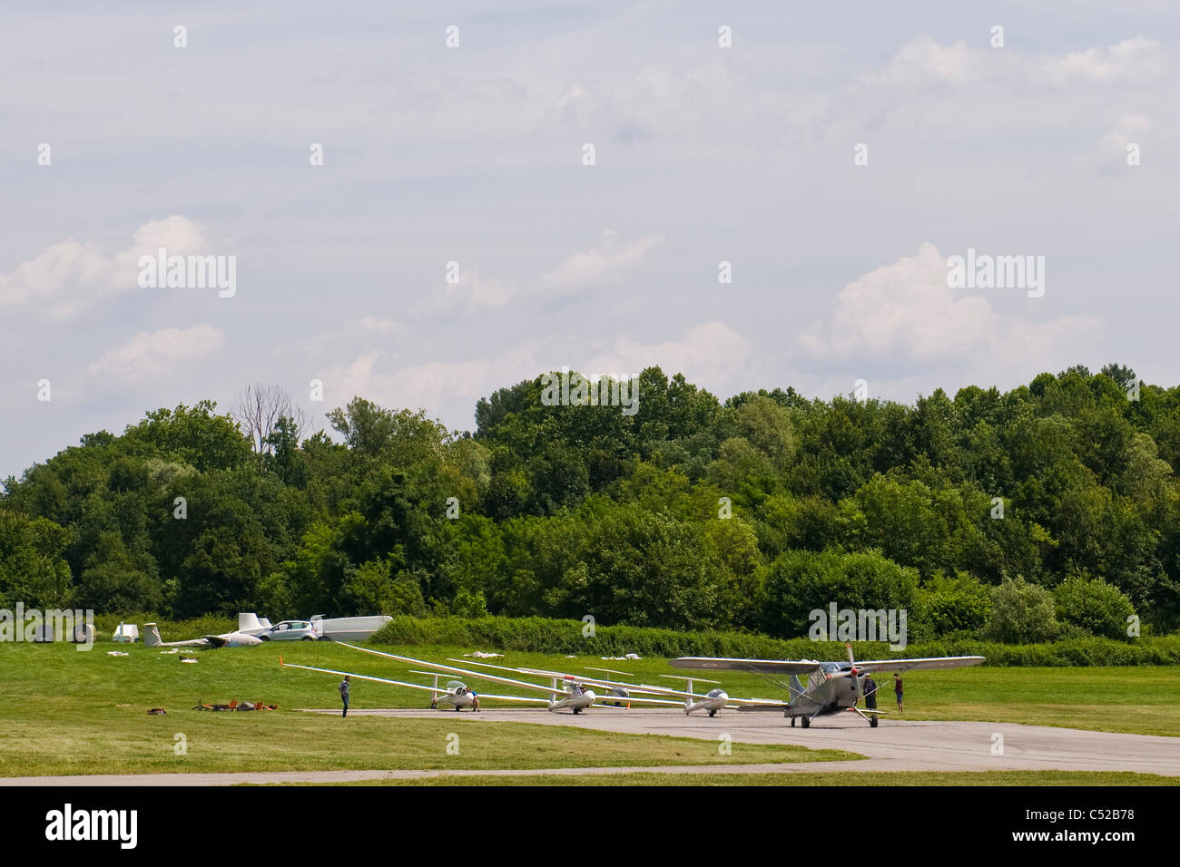 Glider air plane hi-res stock photography and images - Alamy