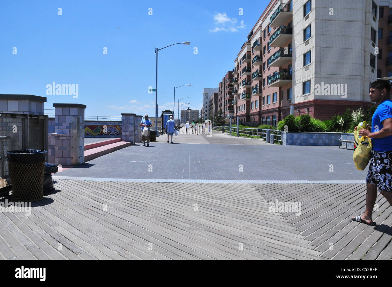 Rockaway beach boardwalk hi-res stock photography and images - Alamy