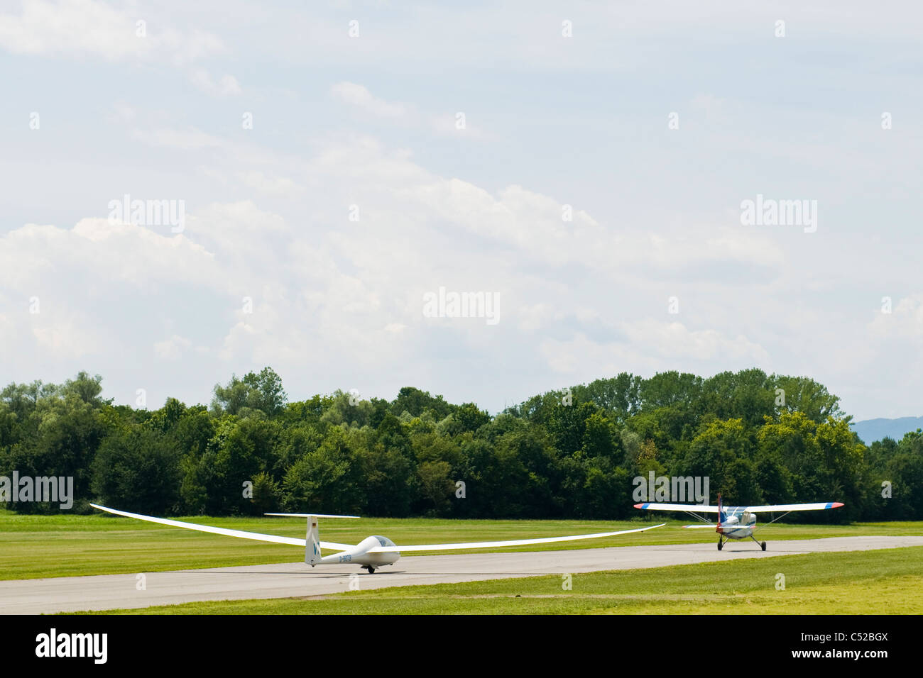 Gliders airport Adele Orsi, varese, Lombardy, Italy Stock Photo - Alamy
