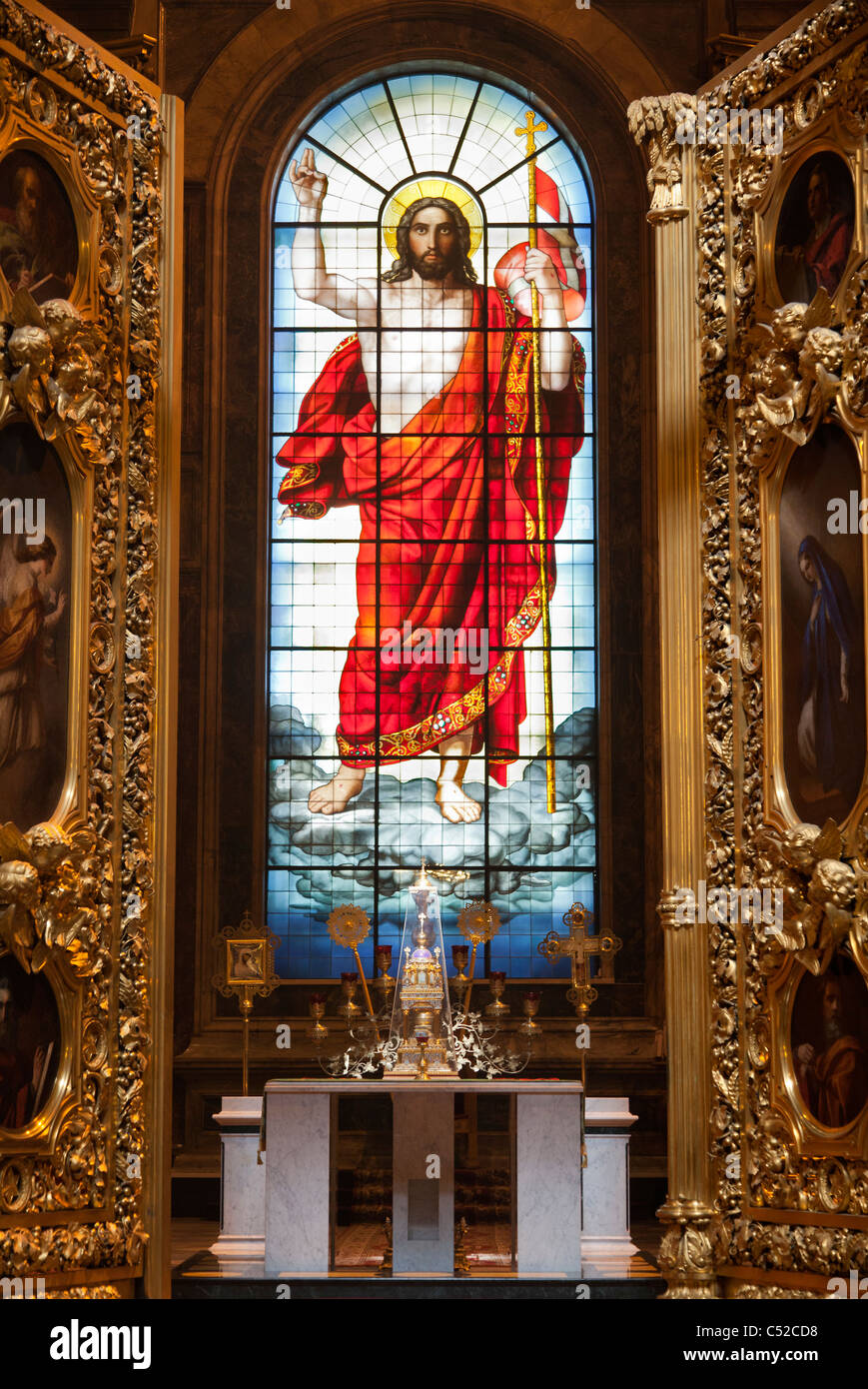 Saint Isaac's Cathedral, St. Petersburg Russia - stained glass window ...