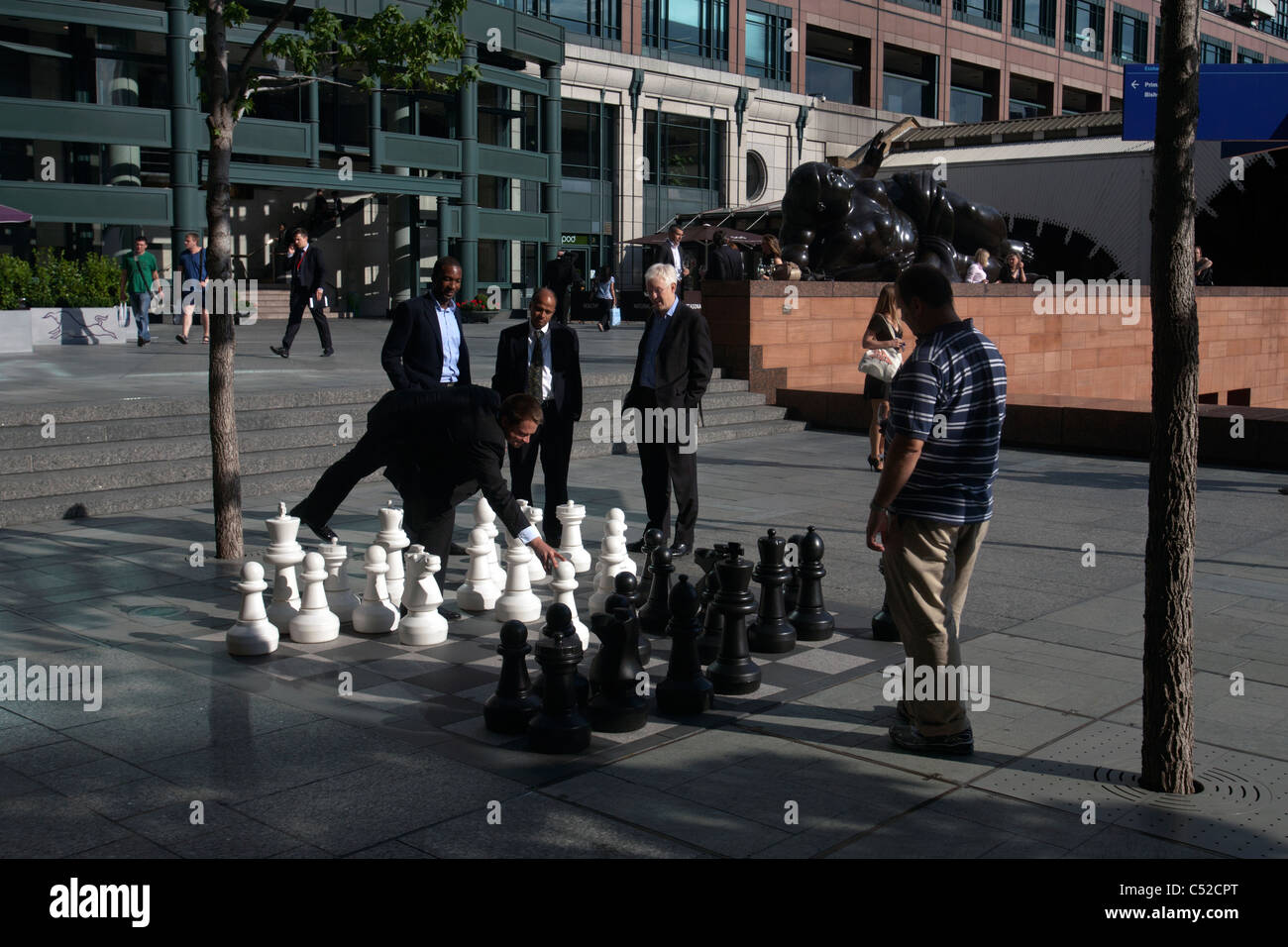 chess in the city of london Stock Photo - Alamy