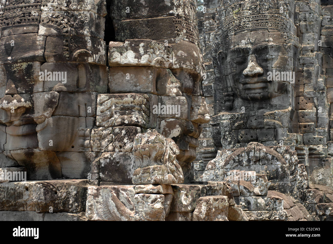 Angkor Temple Bayon, Cambodia, Asia Stock Photo - Alamy