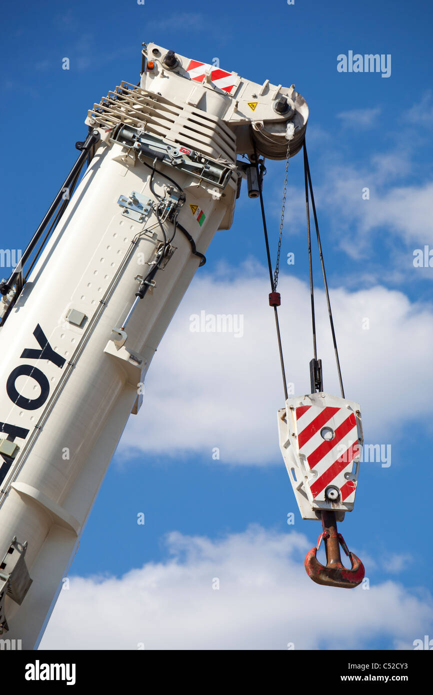 Terex Demag AC 250-1 road mobile crane truck ' s folding main boom ...