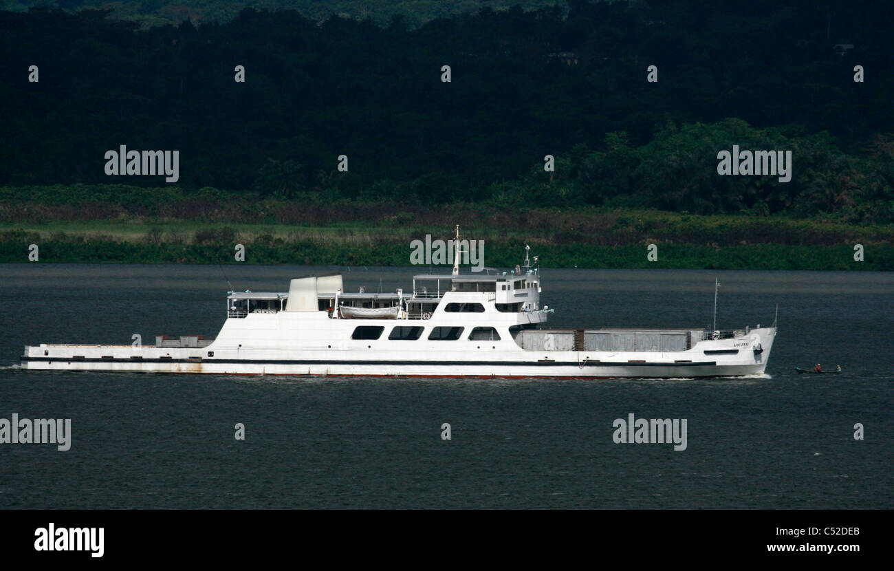 MV Uhuru, train ferry between the ports of Kisumu, Kenya, and Port Bell ...