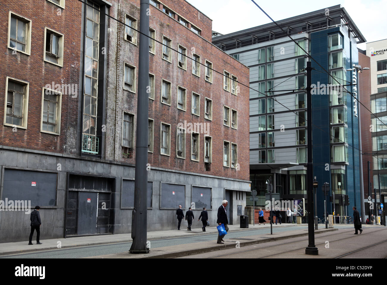 Derelict building on Aytoun Street, Manchester Stock Photo - Alamy