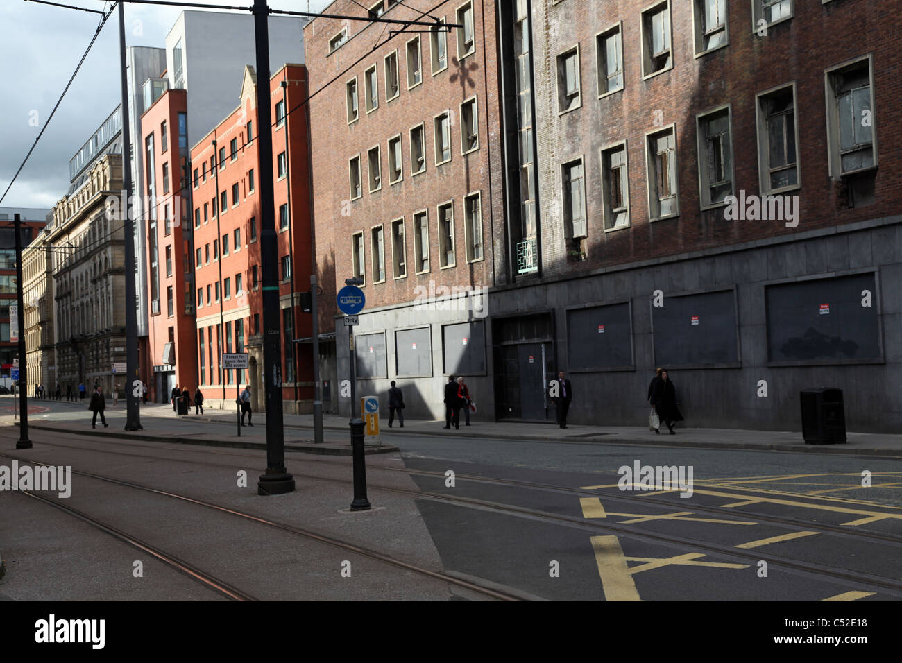 Derelict building manchester hi-res stock photography and images - Alamy