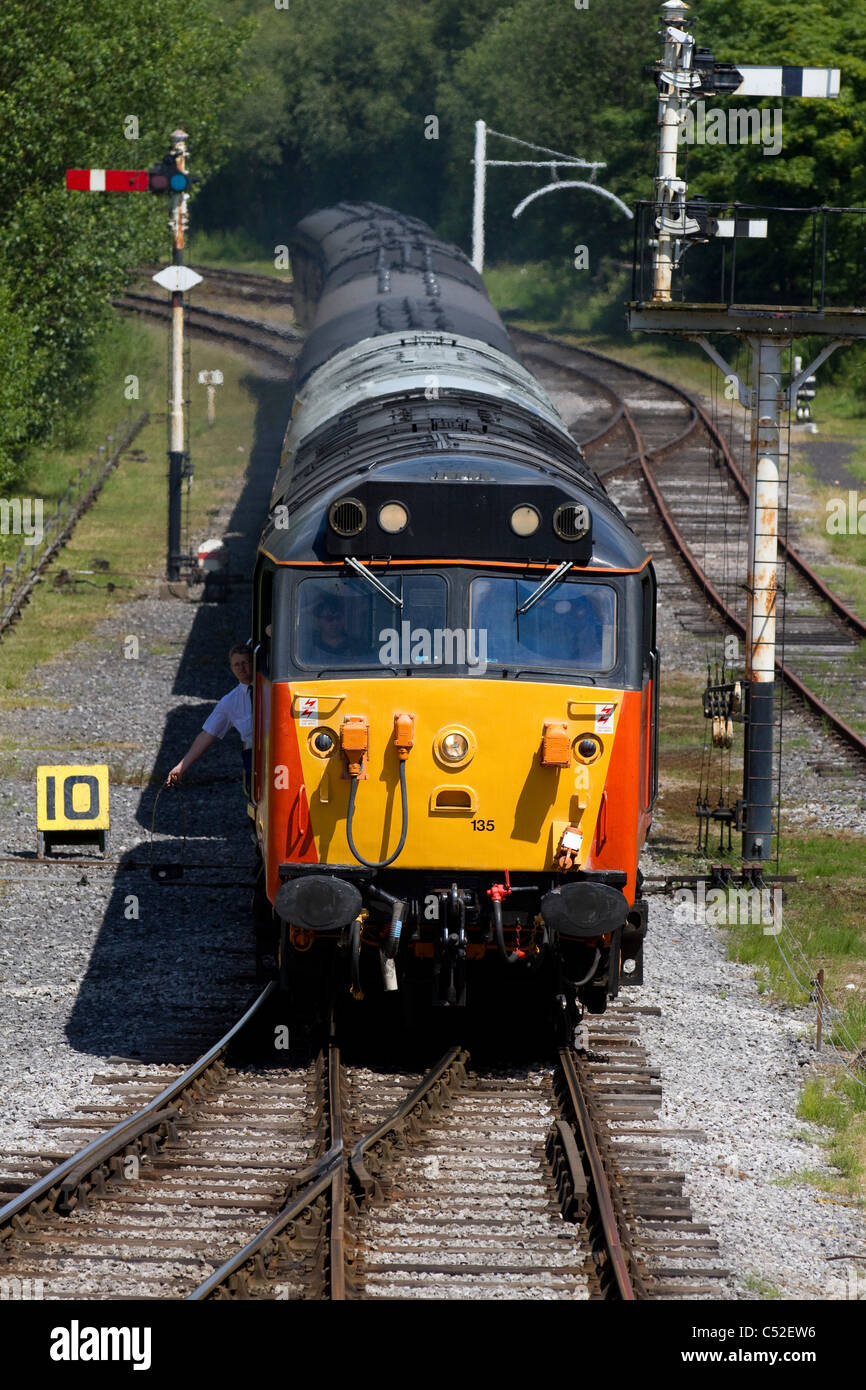 50135 British Rail (BR) Class 50 Old railway trains Diesel engines at ...