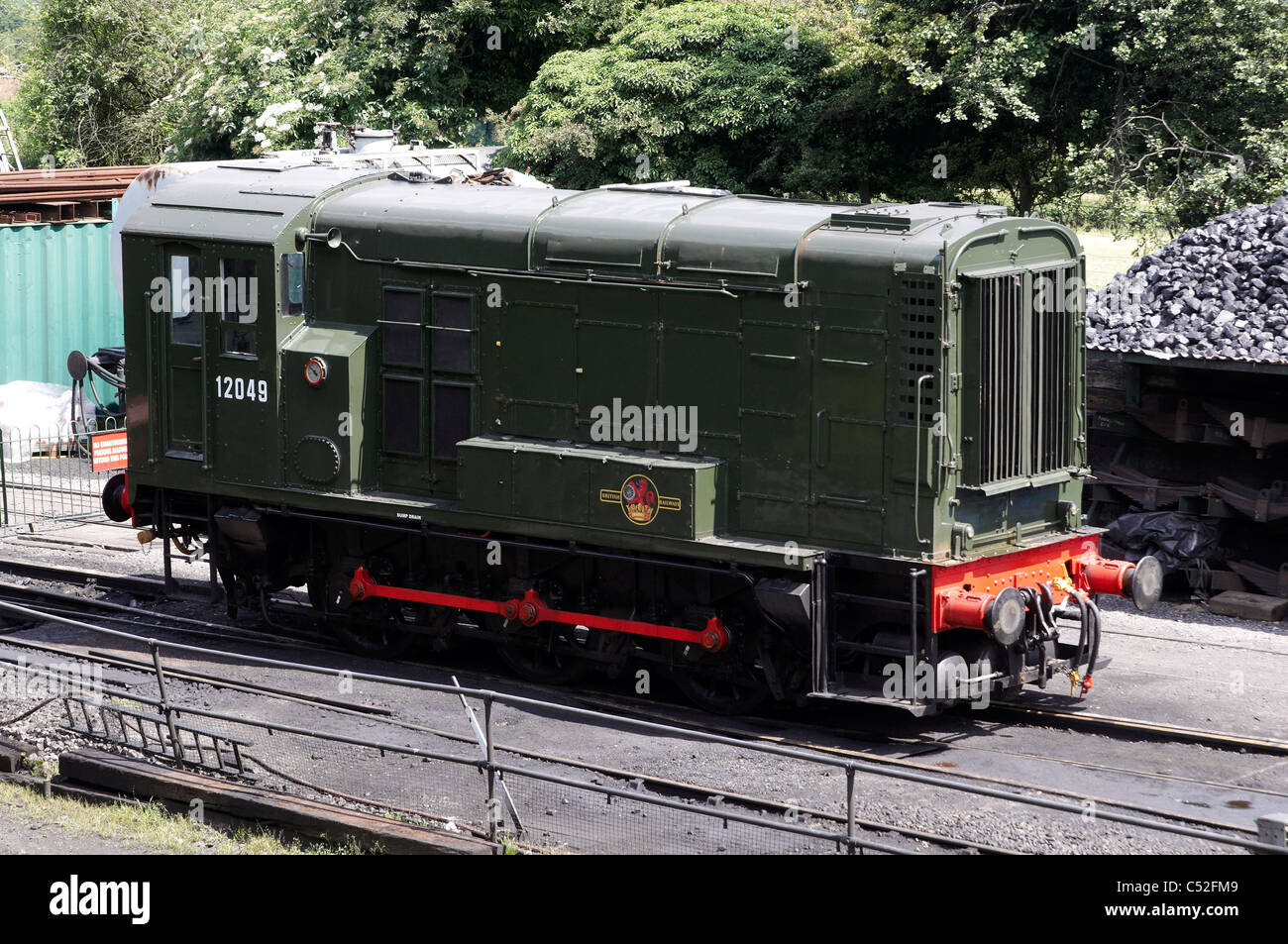 Former British Railways Class 12 diesel mechanical shunting locomotive ...