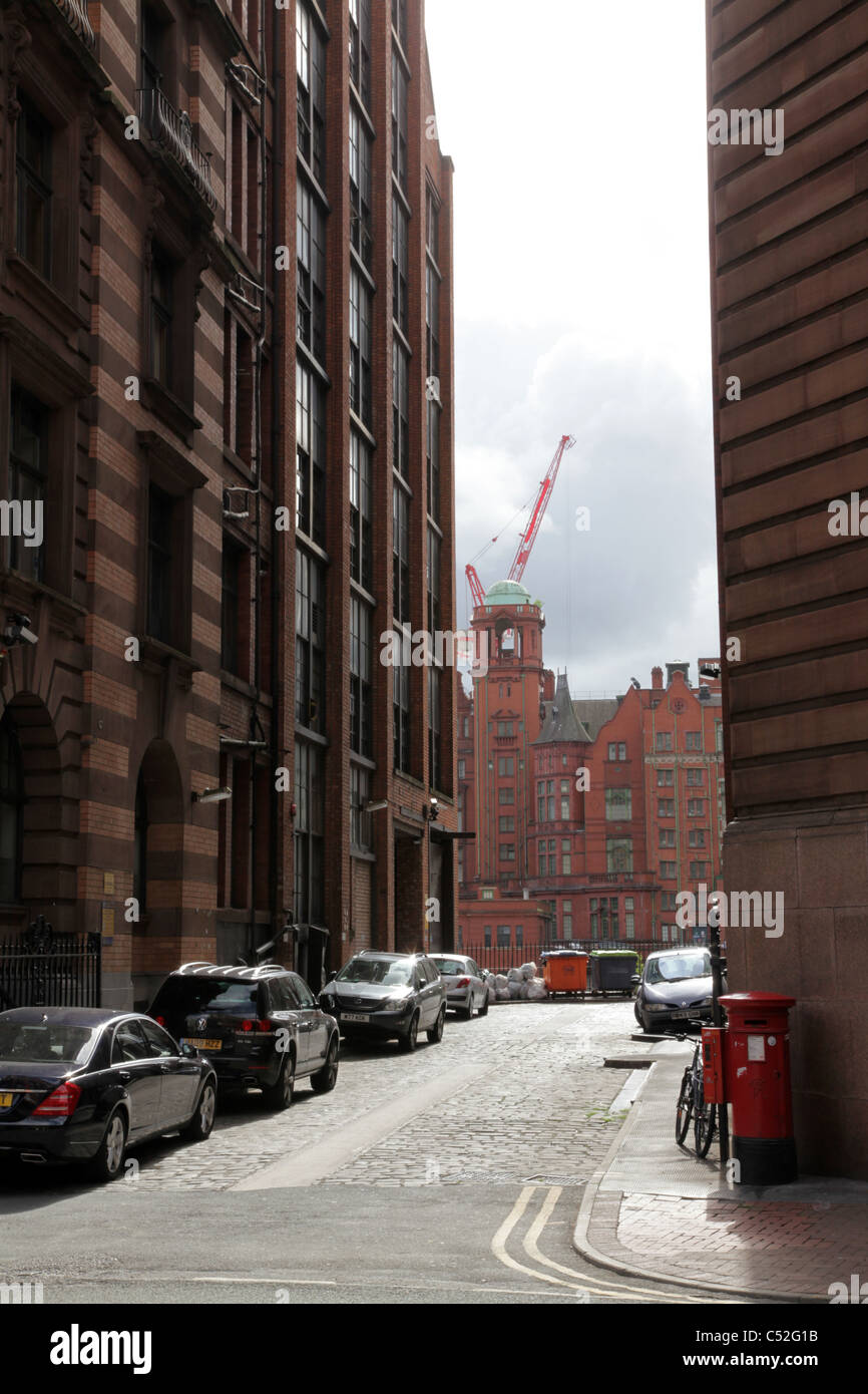 View of the back of Palace Hotel in Manchester from Princess Street ...