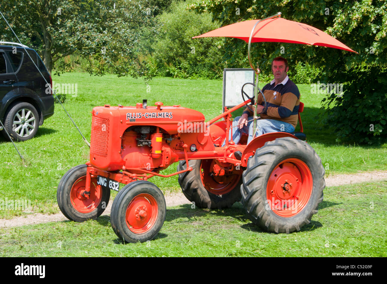 Vintage tractor rally Stock Photo - Alamy