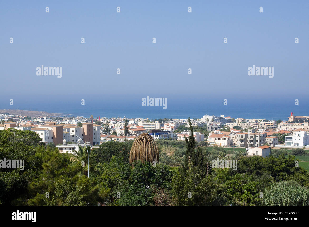 A Landscape view of Pafos Cyprus Stock Photo - Alamy