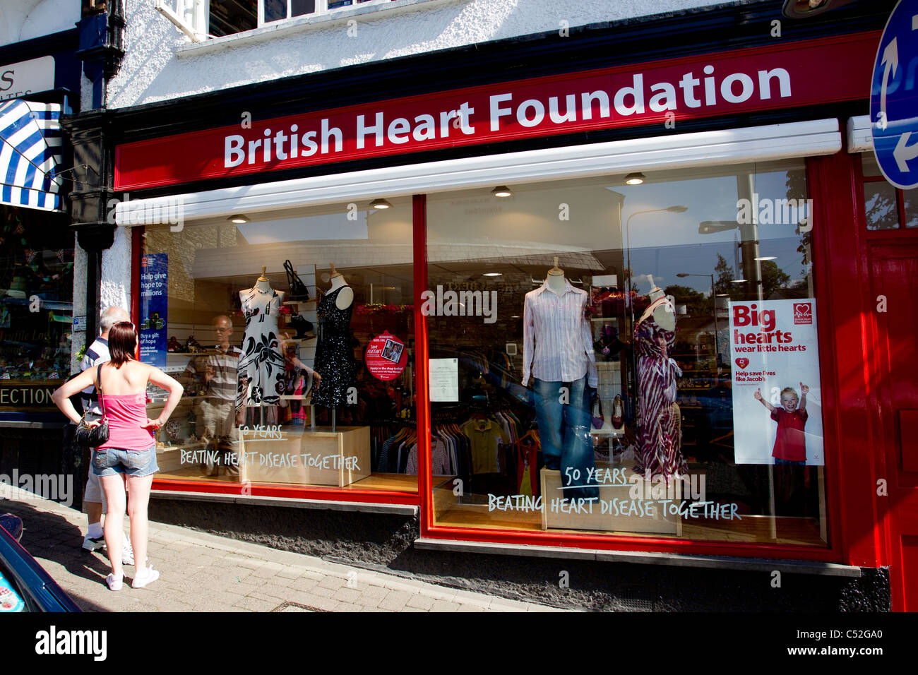 British Heart Foundation shop in Bowness on Windermere Stock Photo - Alamy