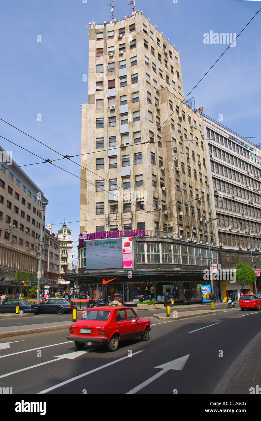 Palatia Albanija, Terazije square Belgrade capital of Serbia Europe ...