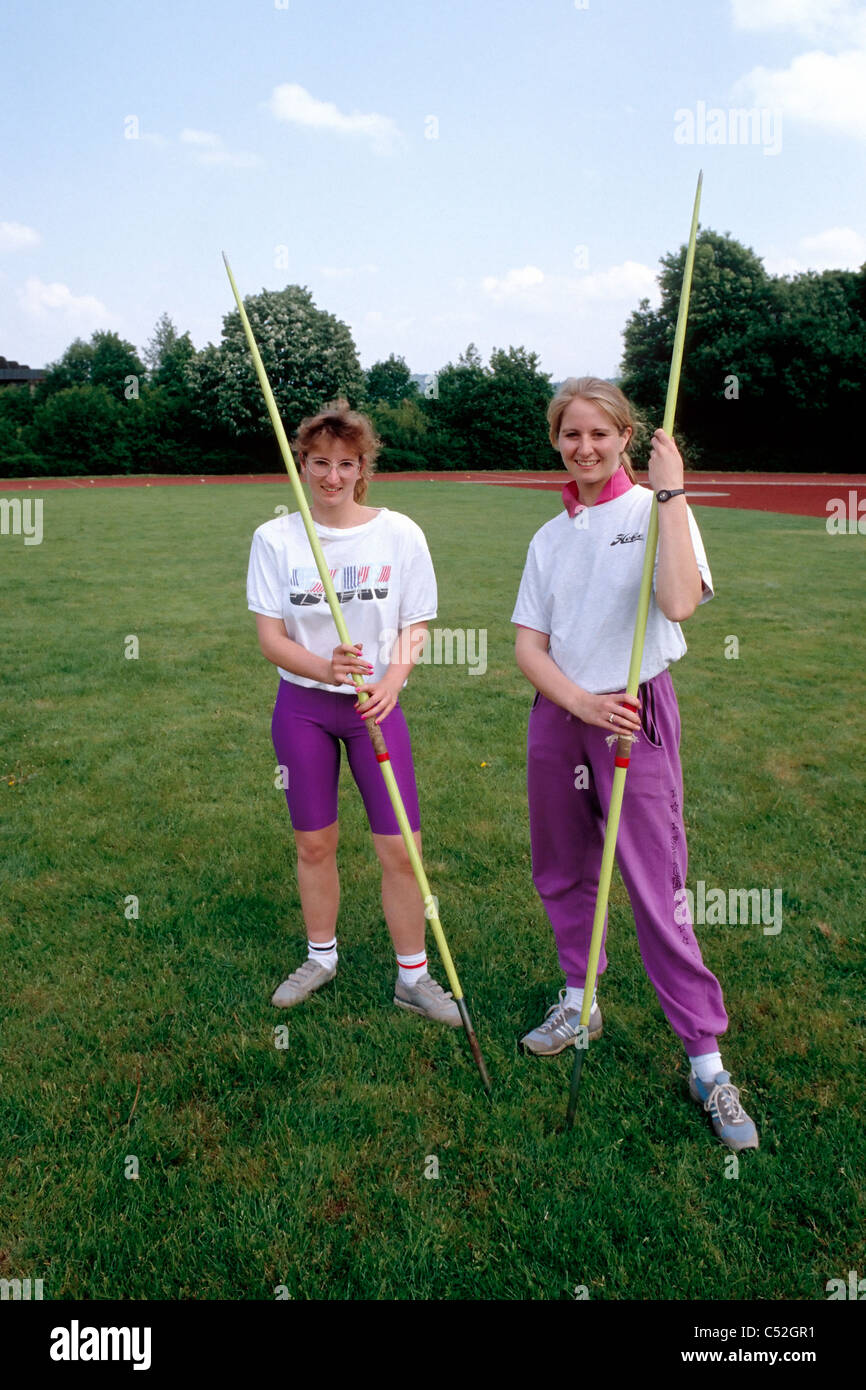 German university students with javelins Stock Photo - Alamy