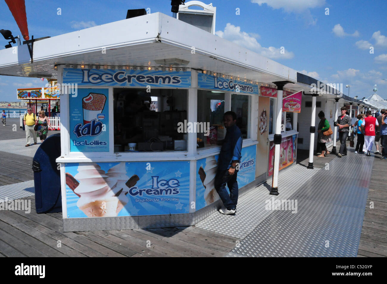 Brighton Pier, Fun Rides Stock Photo - Alamy