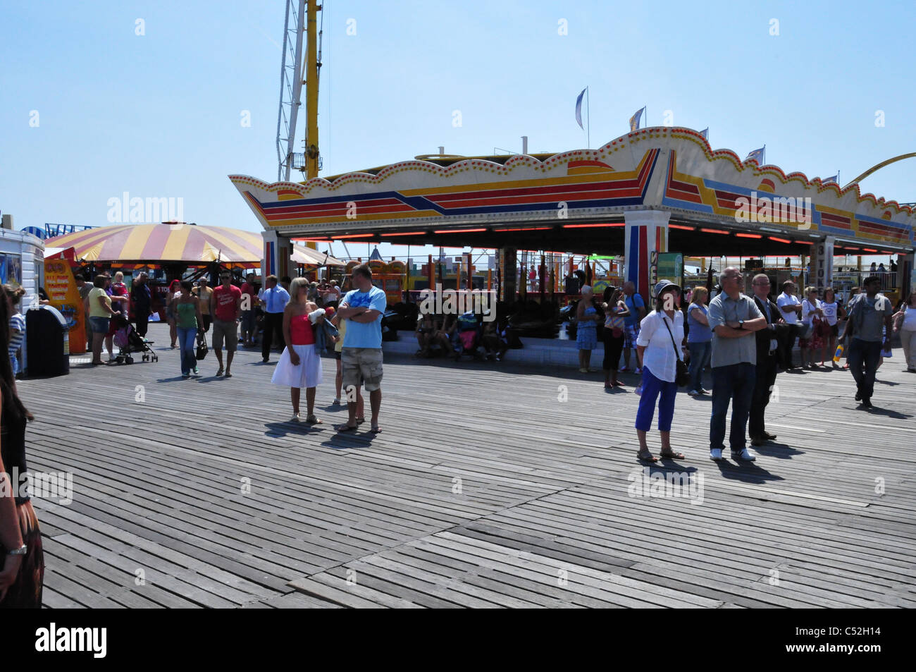 Brighton Pier, Fun Rides Stock Photo - Alamy