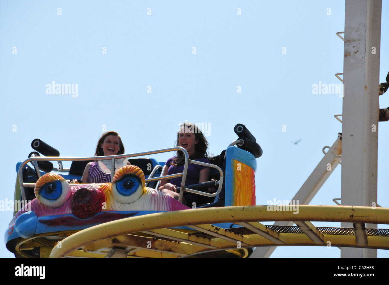 Brighton Pier Funfair Stock Photo - Alamy