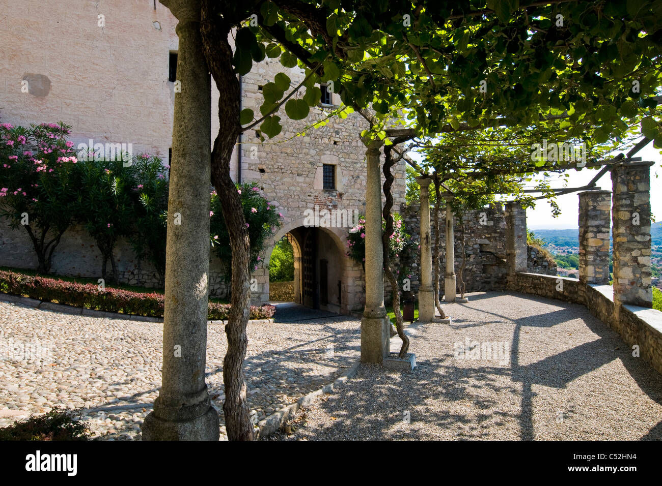 Rocca Borromea, Angera, Lombardy, Italy Stock Photo - Alamy