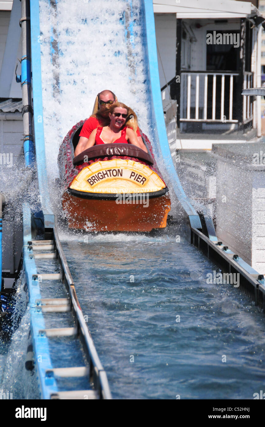 Brighton Pier Funfair Stock Photo - Alamy
