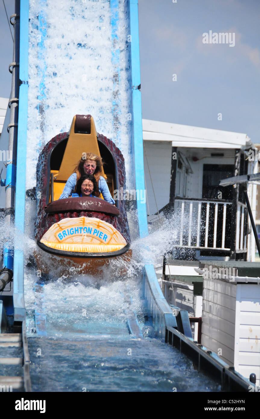 Brighton Pier Funfair Stock Photo - Alamy