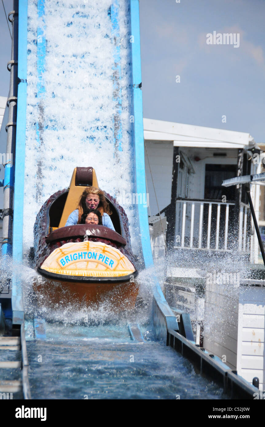 Brighton Pier Funfair Stock Photo - Alamy