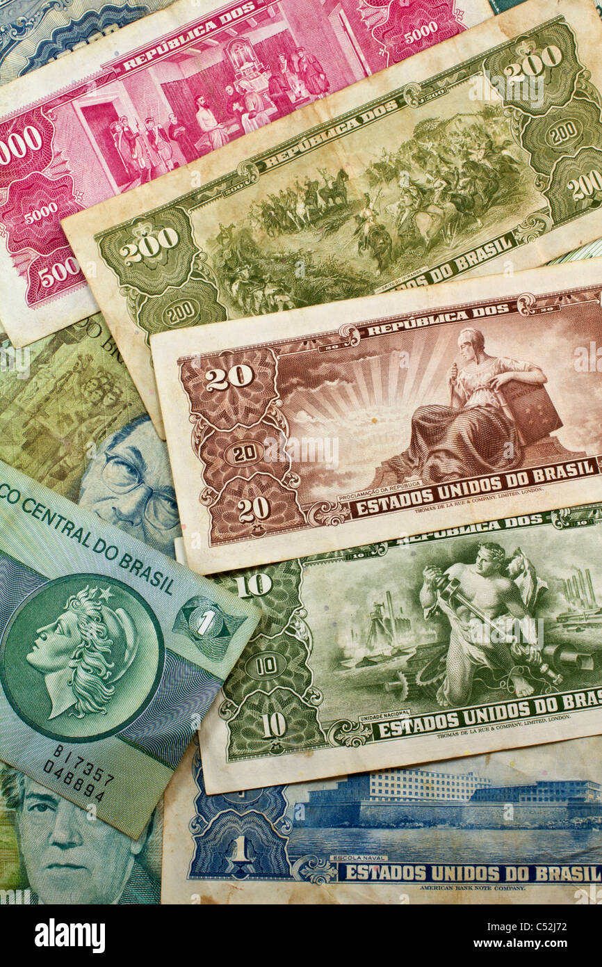 Old brazilian bill hi-res stock photography and images - Alamy