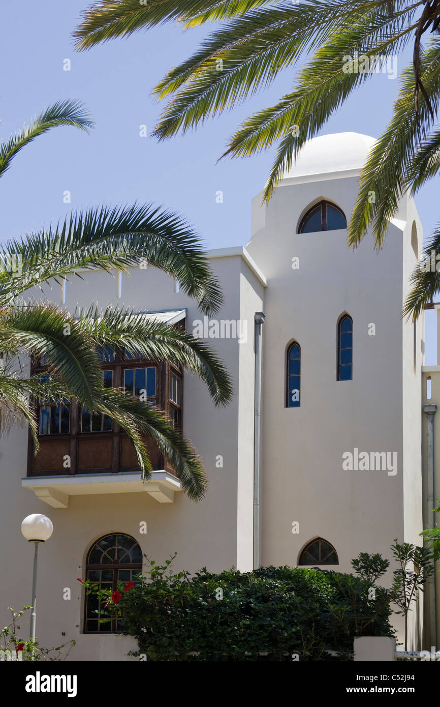 Bialik House a Bauhaus style building, Tel Aviv Israel Stock Photo - Alamy