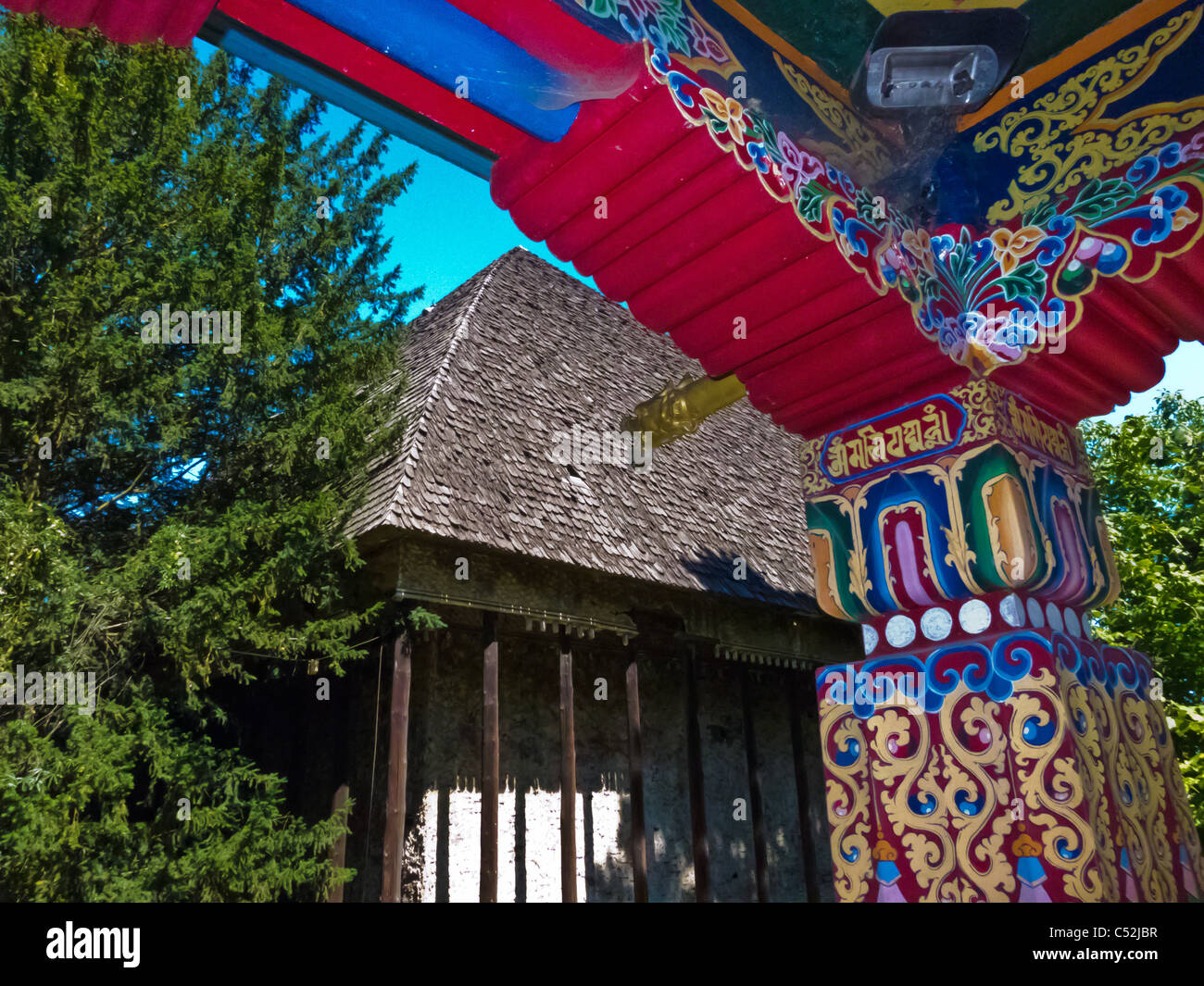 Paris, France, Tibetan Buddhist Temple, Kagyu-Dzong in Bois de ...