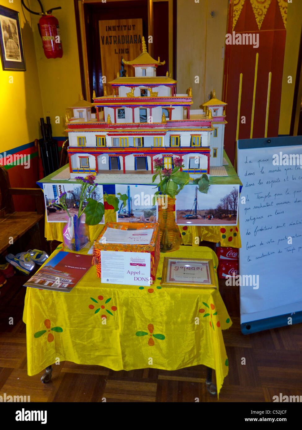 Paris, France, Tibetan Buddhist "Temple pour la Paix" "Peace Temple ...