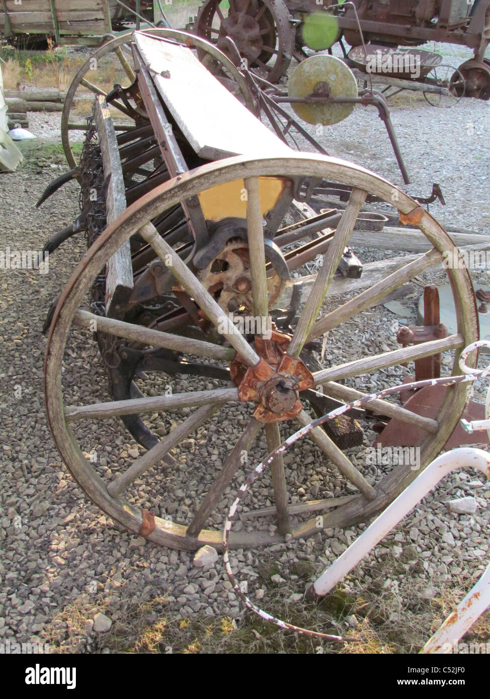 Plow with wheels hi-res stock photography and images - Alamy