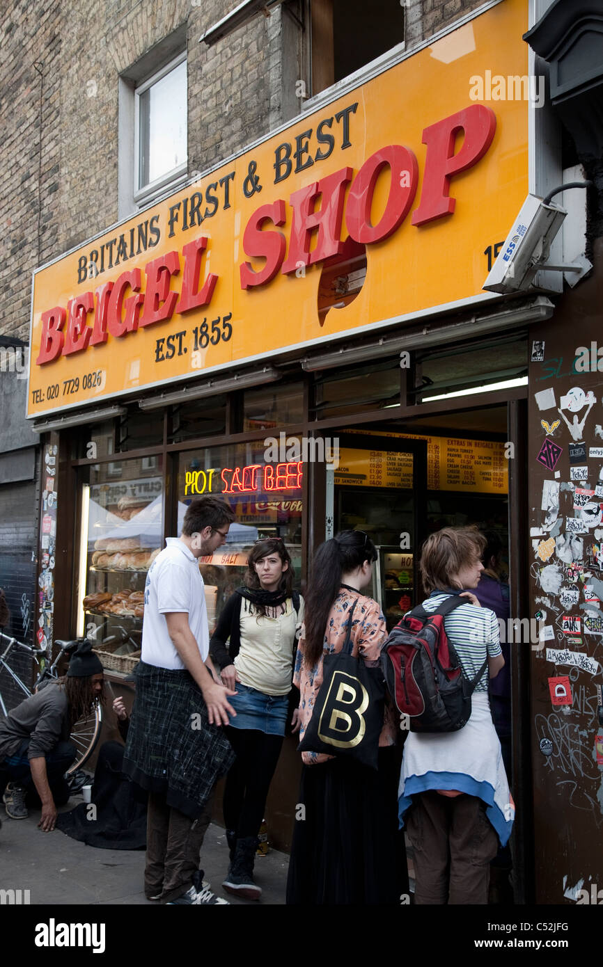 Beigel shop on brick lane hi-res stock photography and images - Alamy
