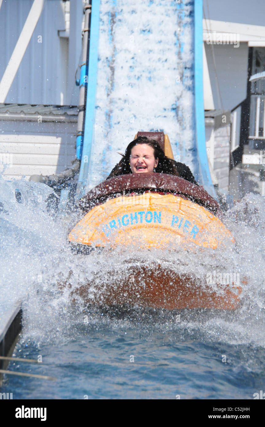 Brighton Pier Funfair Stock Photo - Alamy