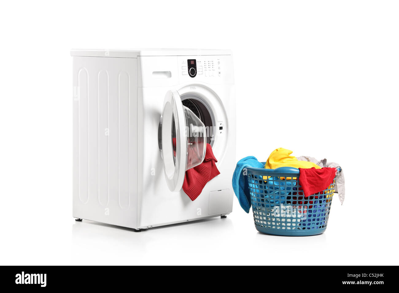 Clothes bin Cut Out Stock Images & Pictures - Alamy