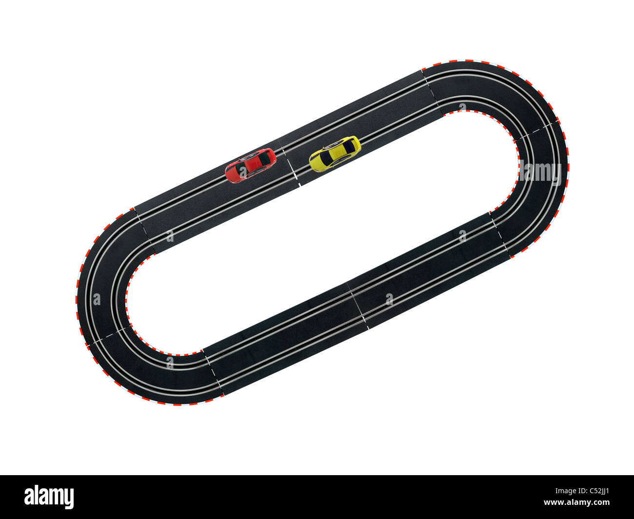 Race track finish line Cut Out Stock Images & Pictures - Alamy