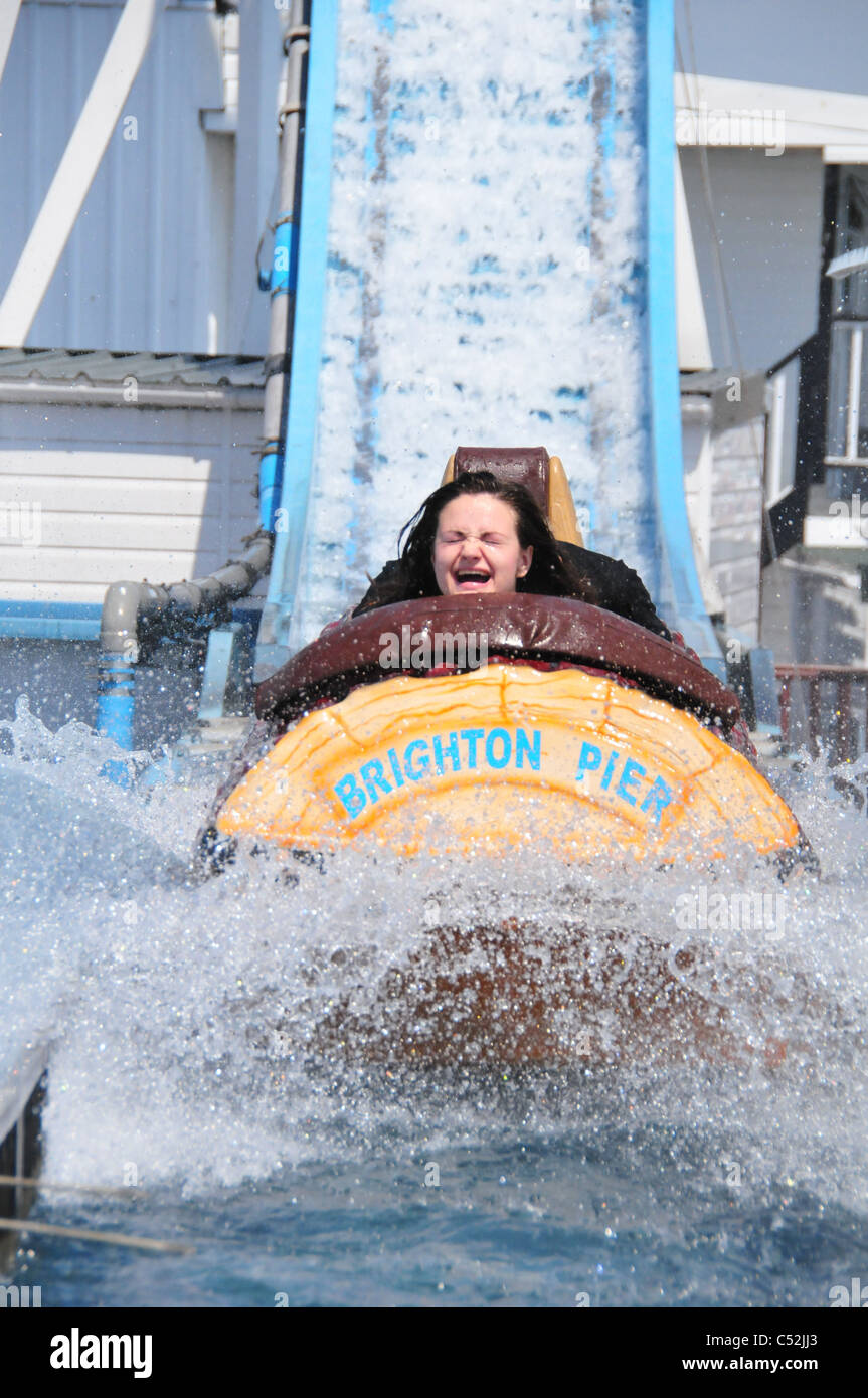 Brighton Pier Funfair Stock Photo - Alamy
