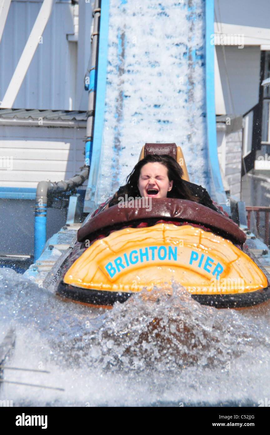 Brighton Pier Funfair Stock Photo - Alamy