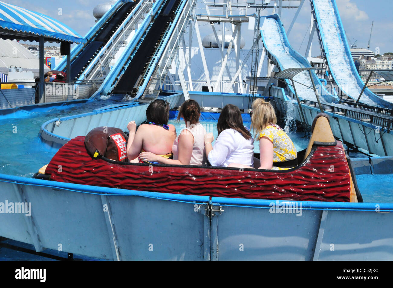 Brighton Pier Funfair Stock Photo - Alamy